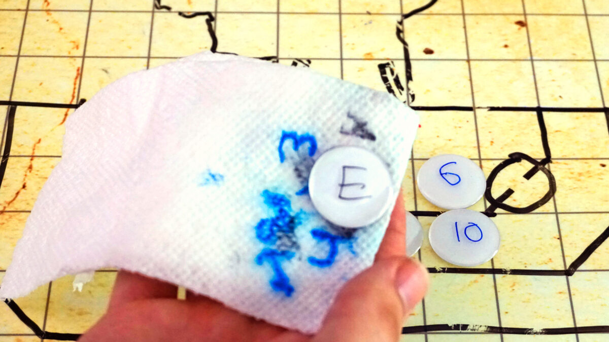 Dry & Wet Erase Blank Game Tokens (1 Inch) - Tactical Tokens