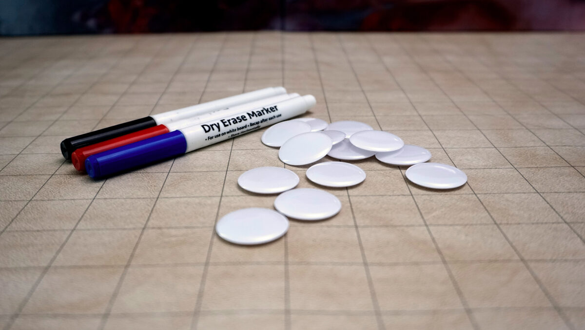Dry & Wet Erase Blank Game Tokens (1 Inch) - Tactical Tokens