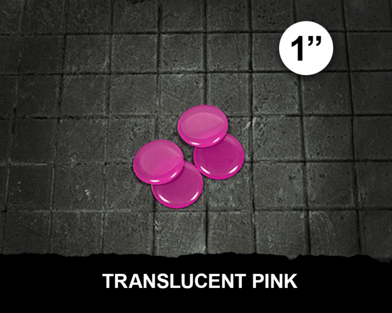 1 Inch Pink Round Token - Tactical Tokens
