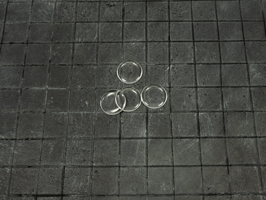 1 Inch Clear Round Tokens - Tactical Tokens