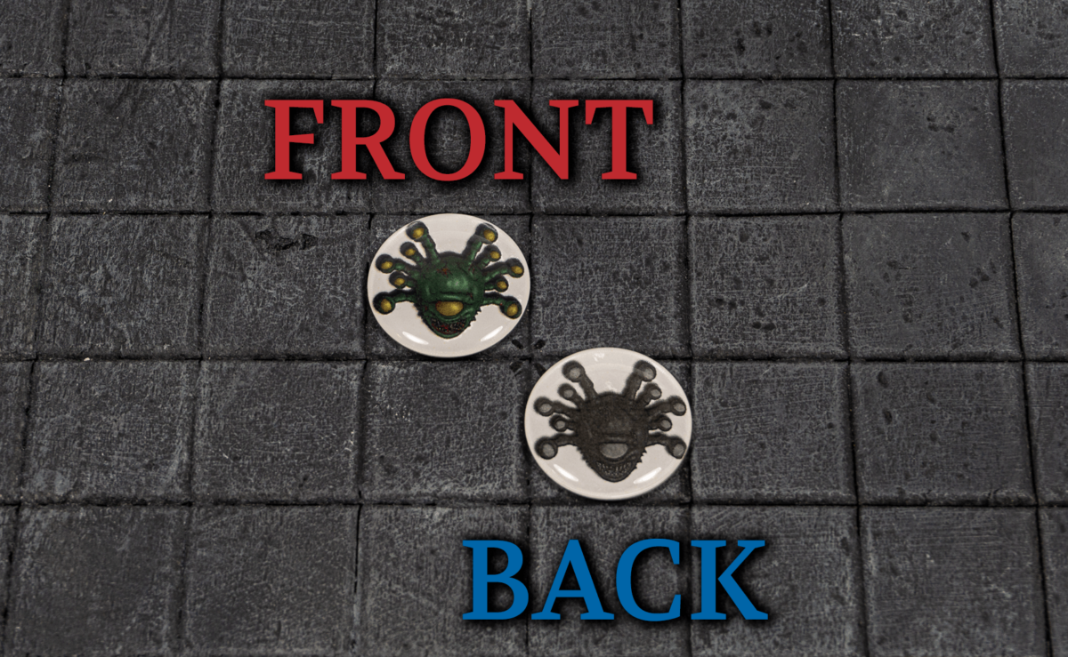 1in Token Vault Printed Gaming Tokens - Tactical Tokens